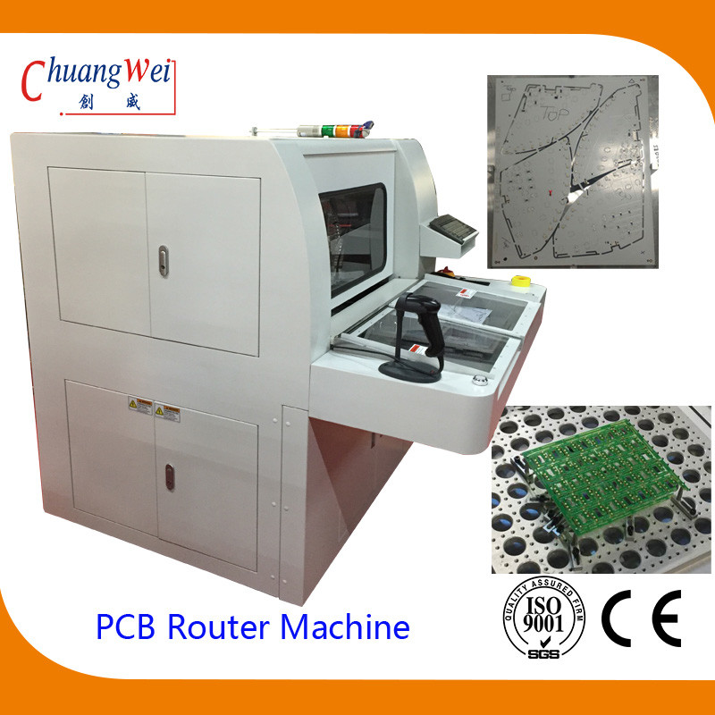Doppelte Station PWB-Router-Maschine mit Selbstverlegungsgebissenem ...